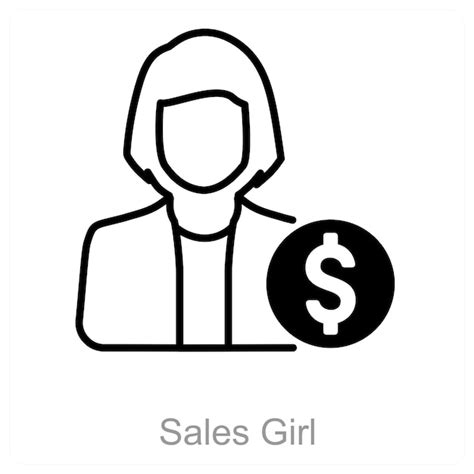 Premium Vector Sales Girl
