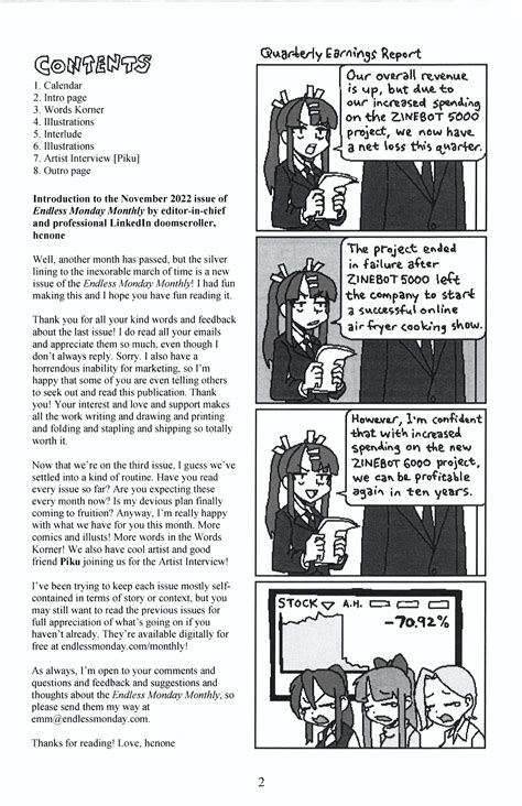 Endless Monday Monthly Issue 3 2022 11 By Hcnone