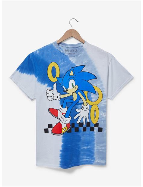 Sonic The Hedgehog Sonic Portrait Tie Dye T Shirt Boxlunch Exclusive
