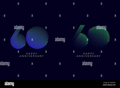 Dioagonal Line Stripes Speed Gradient Colorful 60th 60th Happy