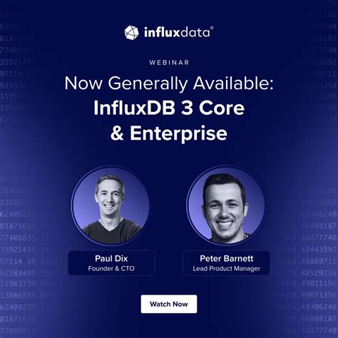 Influxdb 3 Delivers Next Level Performance For Time Series Workloads And In This Webinar You