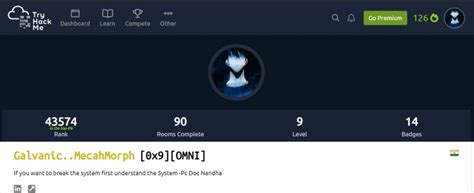 my 90th room on tryhackme dharan r posted on the topic linkedin