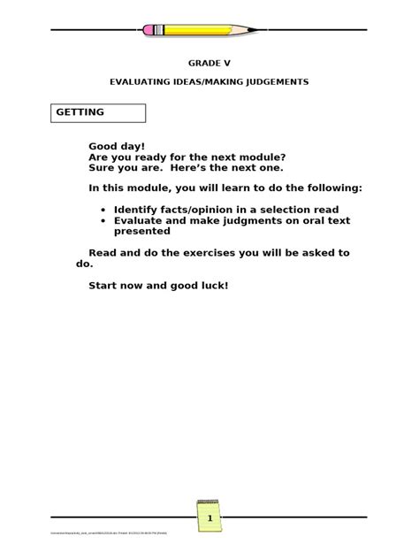 14 Evaluating Ideas And Making Judgements Pdf Earth