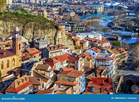 Tbilisi Old Town Capital City Of Georgia Stock Image Image Of Church