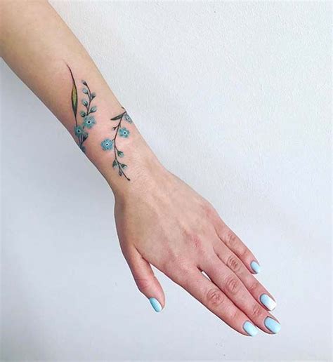 Flower Wrist Tattoo Design Tattoo Poppy Wrap Around Wrist Tattoos