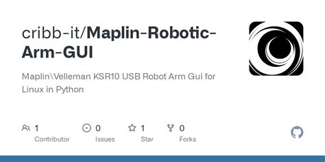 GitHub Cribb It Maplin Robotic Arm GUI Maplin Velleman KSR USB Robot Arm Gui For Linux In