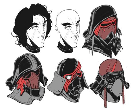 Kylo Ren Mask Redesigns By Brotherbaston On Deviantart Character