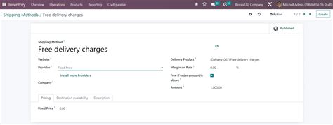 Shipping Method In Odoo 16 Inventory Odoo V16 Enterprise Edition Book