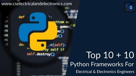 Top Python Frameworks For Electrical And Electronics Engineers