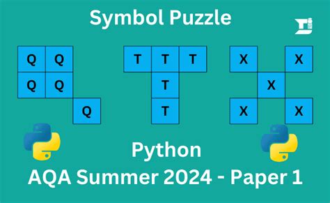 Symbol Puzzle Aqa A Level Computer Science Paper 1 Python 2024