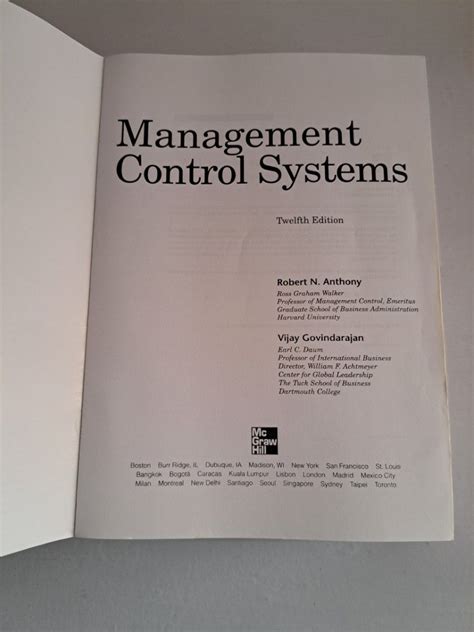 Buku Management Control Systems Buku And Alat Tulis Buku Pelajaran Di