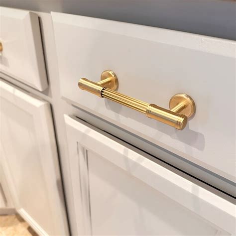 Art Deco Pull Handle Solid Brass Hardware Solid Brass Pull Pull Handles For Cabinets Brass