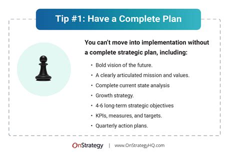 Mastering Strategy Implementation 3 Pro Tips Checklist