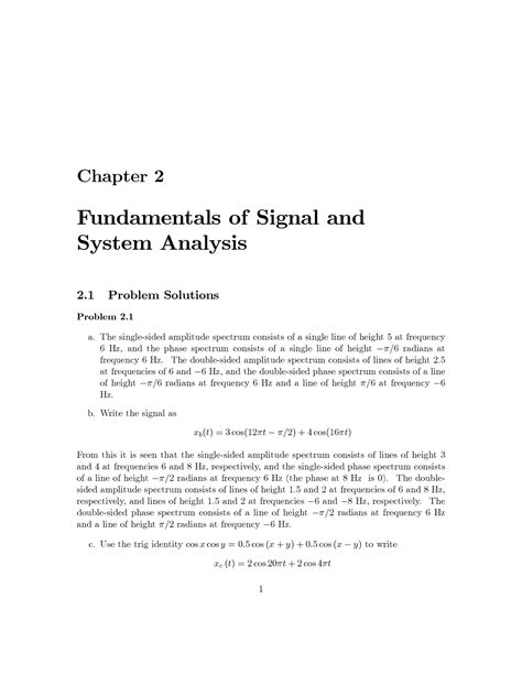 Principles Of Communications Systems Modulation And Noise Chapter Answer Chapter Studocu