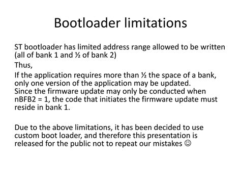 St Built In Boot Loader Ppt