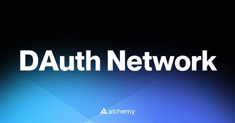 Dauth Network Identity Tools Alchemy