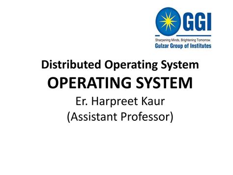Distributed Operating Systempptx