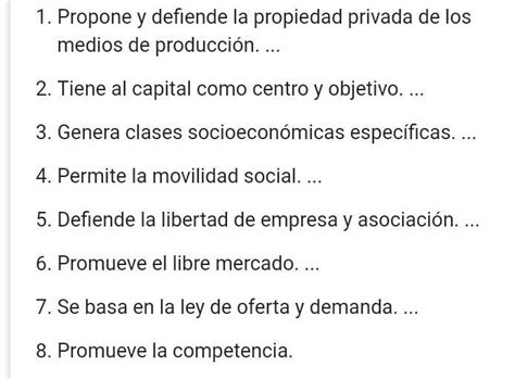 5 Caracteristicas Del Capitalismo Brainlylat