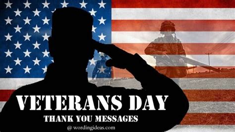 Veterans Day Thank You Messages And Quotes Wording Ideas