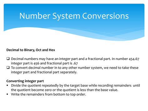 number systems and conversions pptx