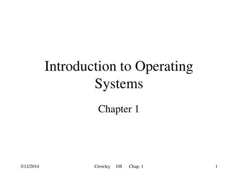 Ppt Introduction To Operating Systems Powerpoint Presentation Free Download Id409671