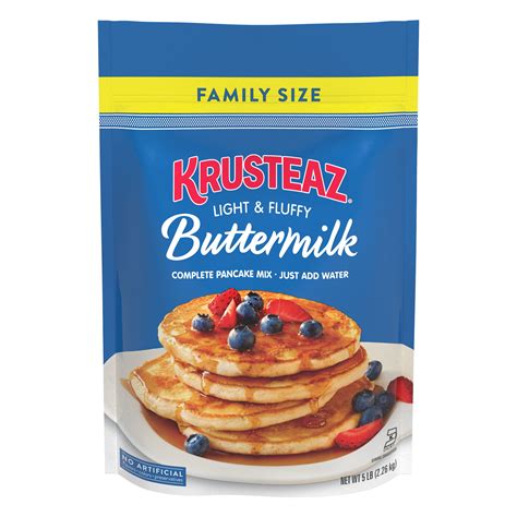 Krusteaz Complete Buttermilk Pancake And Waffle Mix 5 Lb Bag Light