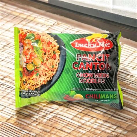 Chilimansi Flavor Pancit Canton Instant Noodles Citrus Spicy Filipino