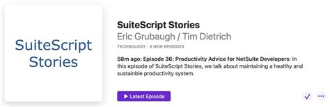 tim dietrich on linkedin in episode 36 of suitescript stories eric t