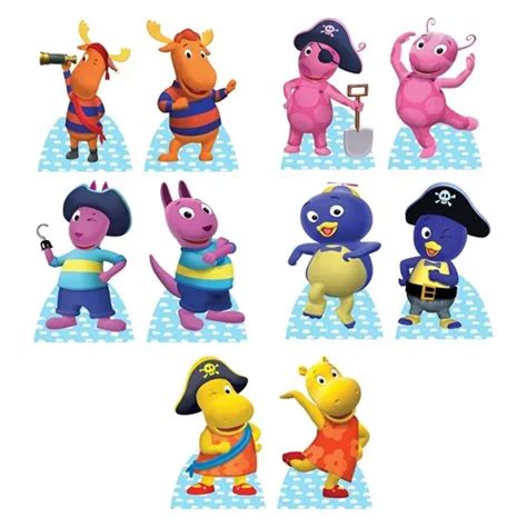 Backyardigans 10 Displays De Festa 20cm Totens Mercadolivre