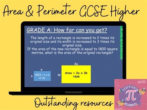 Gcse Maths Area And Perimeter Problem Solving Teaching Resources