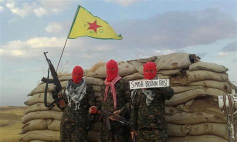 Rojava Fighters Posing For Camera Britain First Is A Right Wing