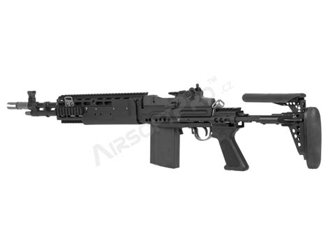 Plynové Dlouhé Airsoftová Zbraň M14 Ebr Gbb Celokov Blowback