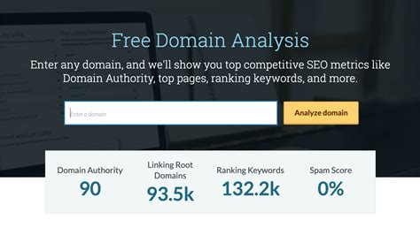 Moz Launches Domain Analysis Free Tool For Seo Metrics