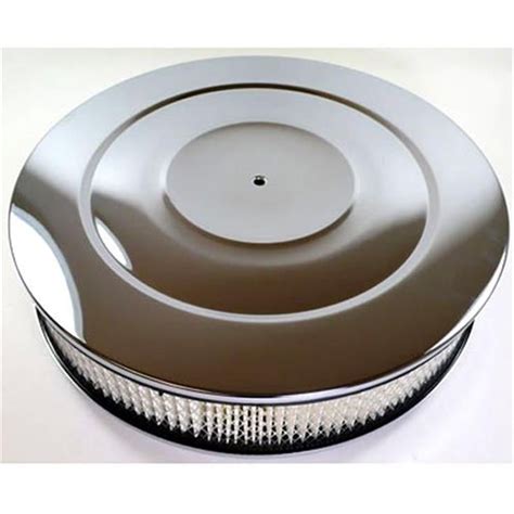 R2148 14 X 3 In Round Performance Style Air Cleaner Set Chrome