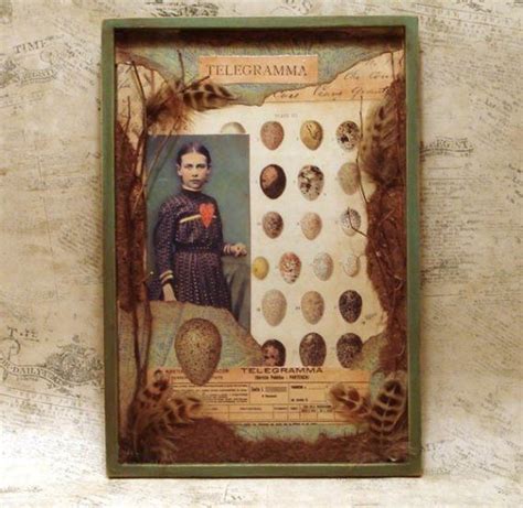 The Egg Keeper Collage Assemblage Collage Assemblage Altered Art