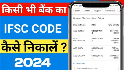 Kisi Bhi Bank Ka Ifsc Code Kaise Nikale Kisi Bhi Bank Ka Ifsc Code Kaise Pata Kare Ifsc Code