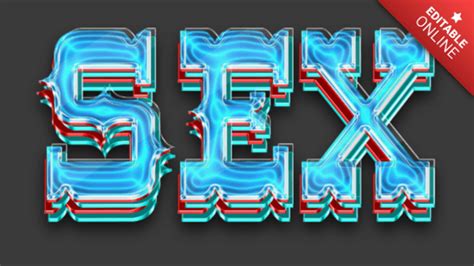 Sex Liquid Create Stunning Fluid Typography Online Text Effect