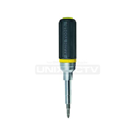 Klein Tools Ratcheting Multi Bit Screwdriver Nut Driver UNIX CCTV