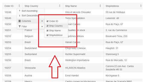 Aspnet Zero Core And Jquery Version Grid Show Hide Columns 8892 Support Center Aspnet