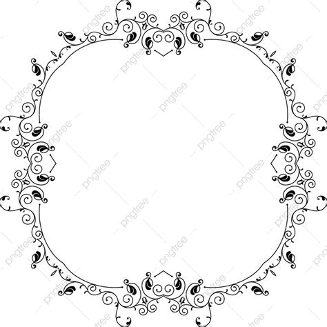 프레임 테두리 디자인 벡터 일러스트 레이 션 곡선 자격증 삽화 Png 일러스트 및 벡터 에 대한 무료 다운로드 Pngtree