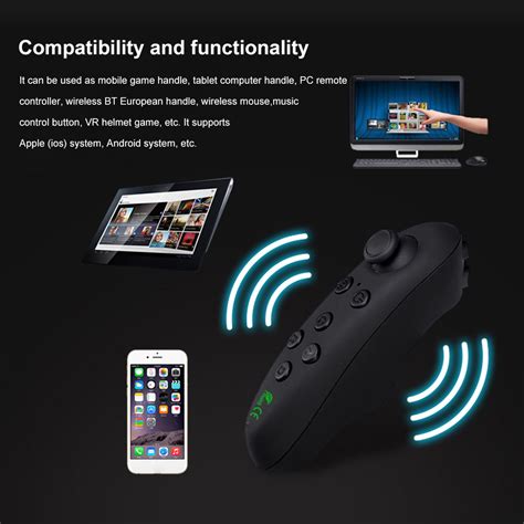 Plastic Remote Controller Battery Powered Portable Vr Controller For
