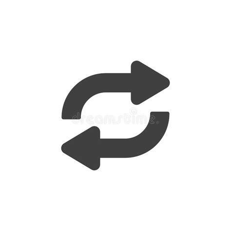 Reverse Arrows Different Style Icon Set Stock Vector Illustration Of Version Logo 281149484