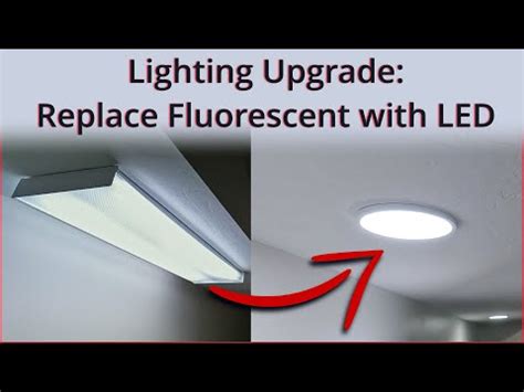 How To Replace Florescent Light Fixtiure With Led Fixture