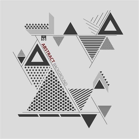 Premium Vector Abstract Of Triangle Shapes Background