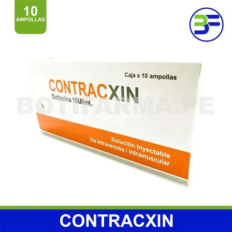 Contracxin Oxitocina 10 Ui Uso Obstétrico Supervisado