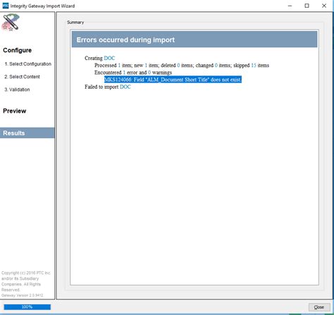Ptc Integrity Client Import Option Ptc Community