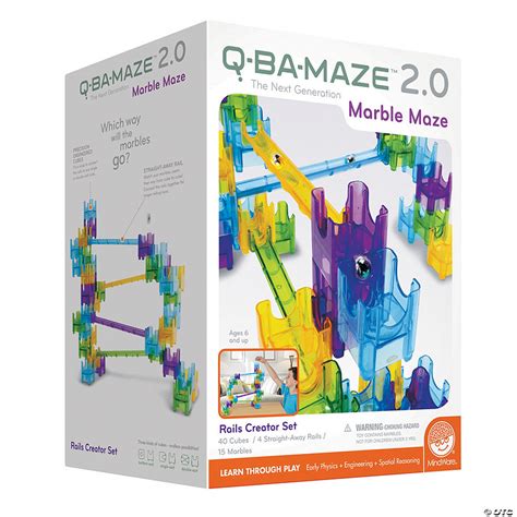 Q Ba Maze 20 Rails Creator Set Mindware