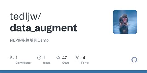 Github Tedljwdataaugment Nlp的数据增强demo