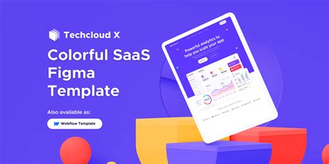 Techcloud X - SaaS Figma Template | Figma