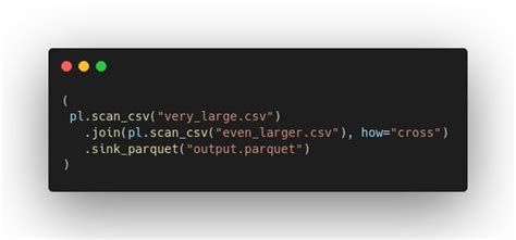 Ritchie Vink On Linkedin Polars Allows You To Process Datasets That Dont Fit Into Memory In A